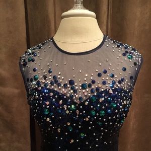 Riva Designs | Dresses | Stunning Navy Formal Dress | Poshmark